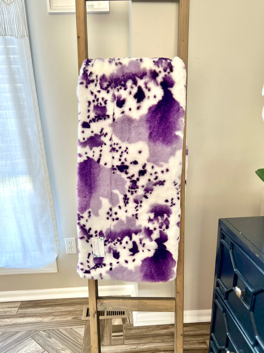 Double Purple Pinto! Thick & Heavy – Sewing With Love- Minky Designs